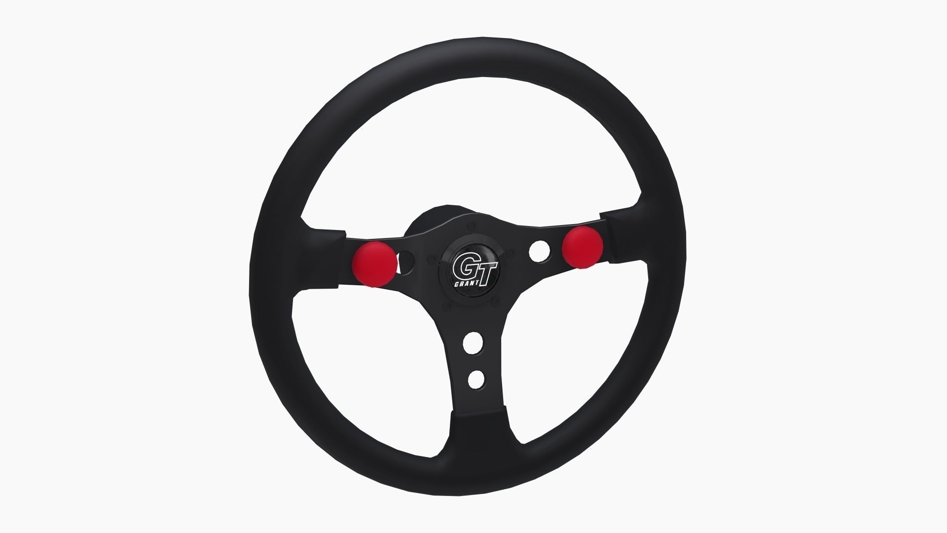 3D model Grant Formula GT racing steering wheel VR / AR / low-poly ...