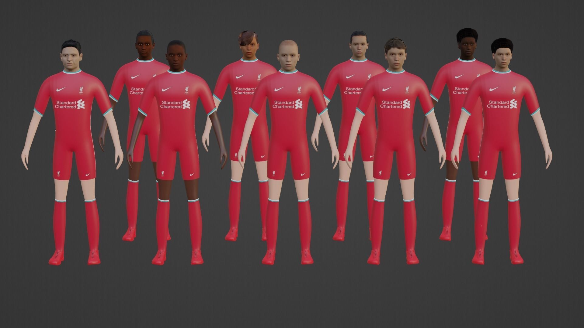 3D model Liverpool - Team VR / AR / low-poly | CGTrader