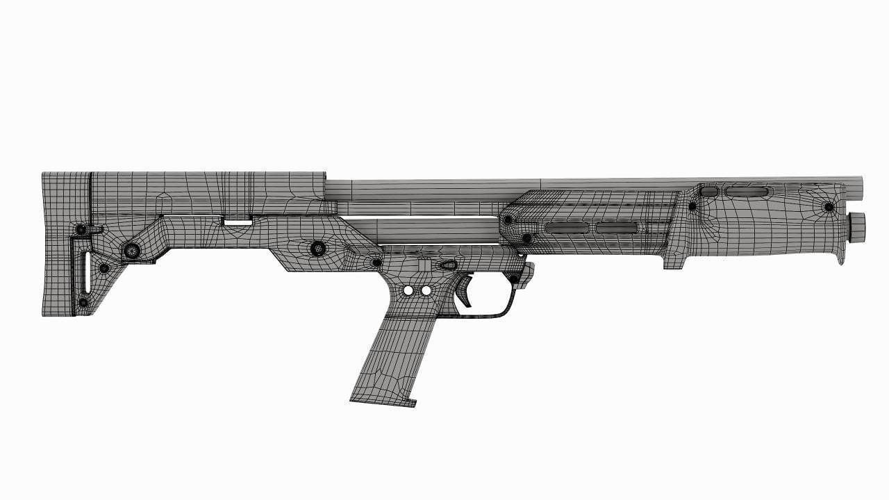 3D model Shotgun Kitbash VR / AR / low-poly | CGTrader