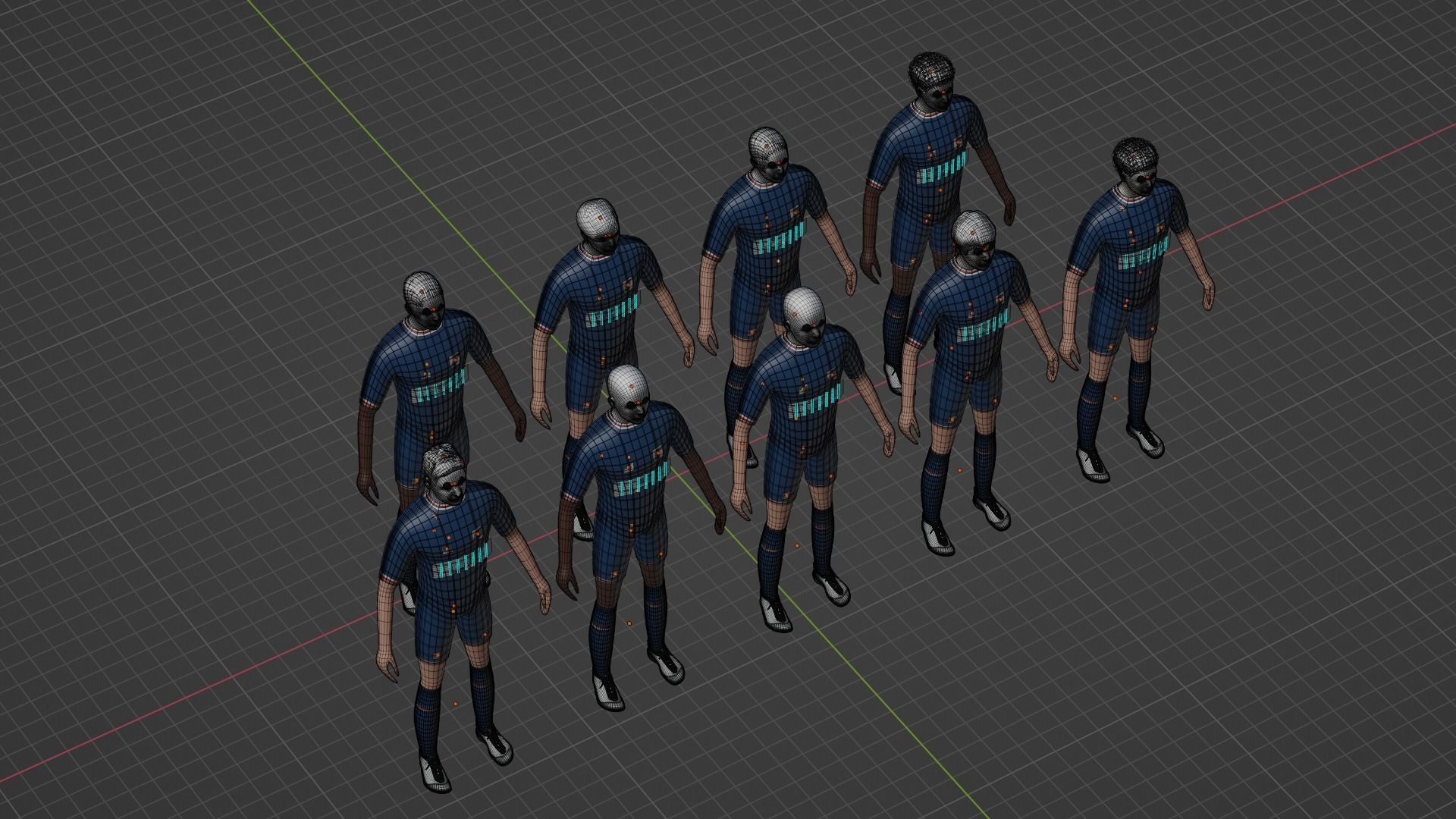 3D model PSG - Team VR / AR / low-poly | CGTrader