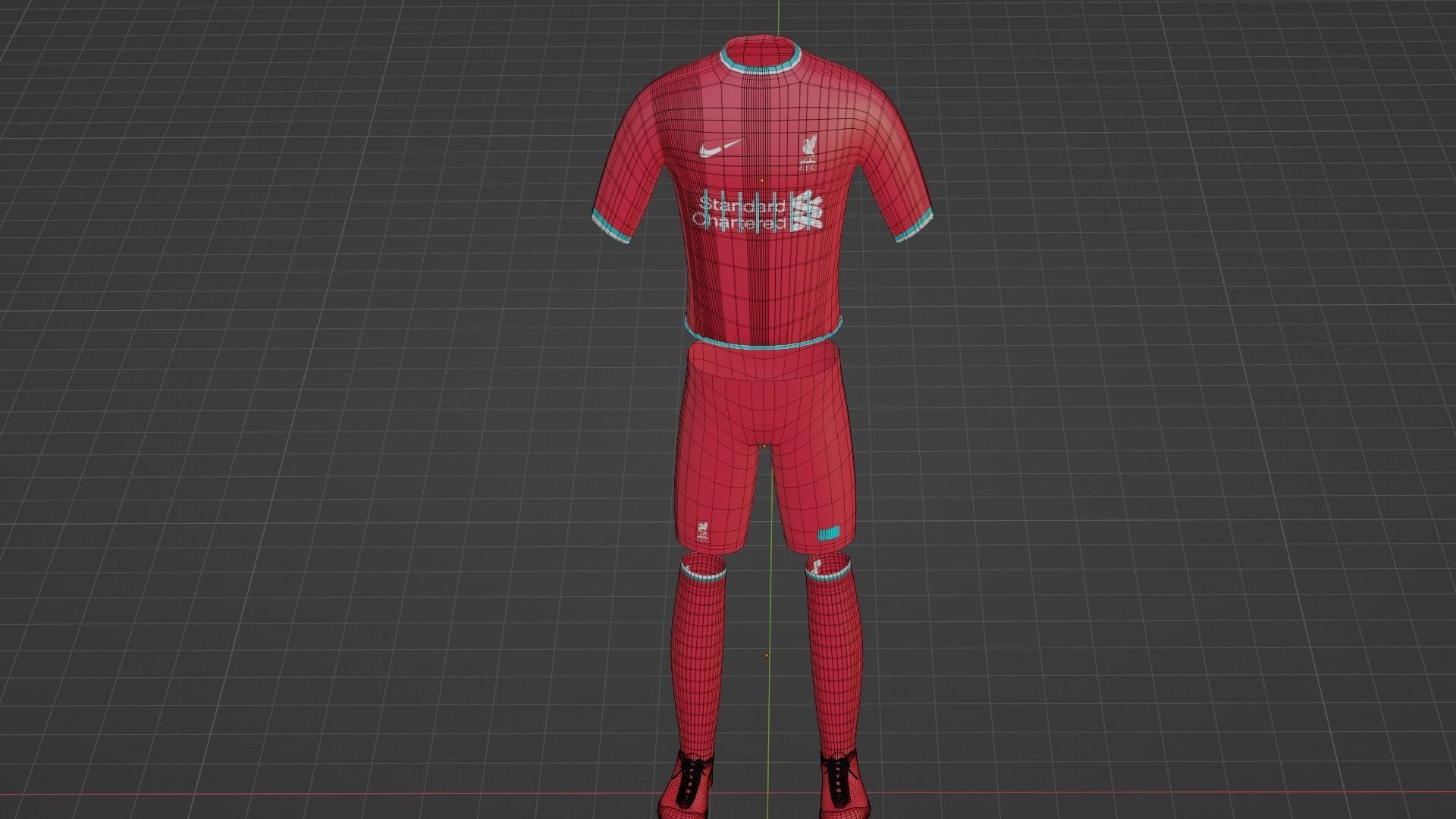 3D model Liverpool Sportwear VR / AR / low-poly | CGTrader