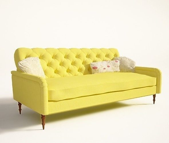 Sofa simple 3D model | CGTrader