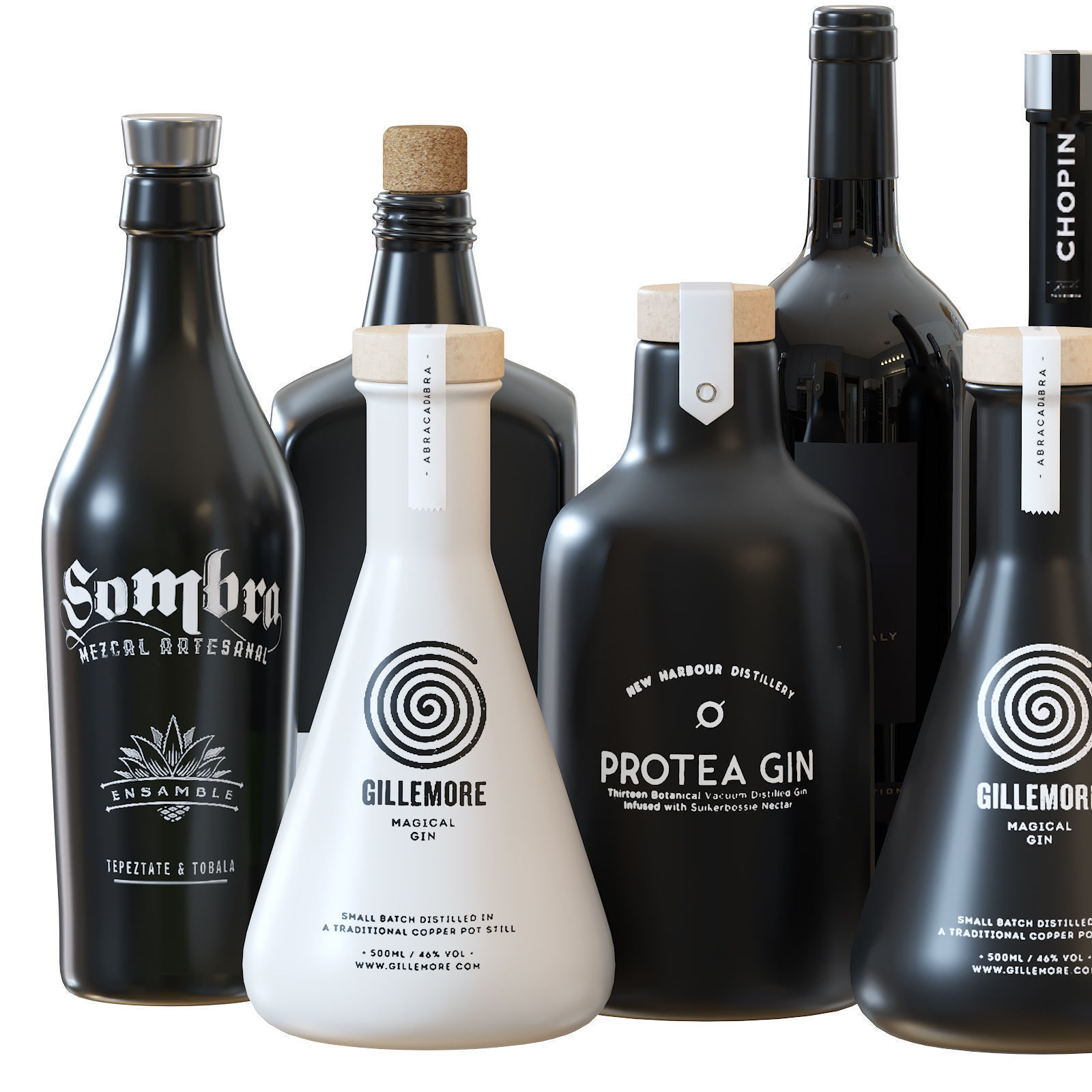 Bottles Collection | CGTrader