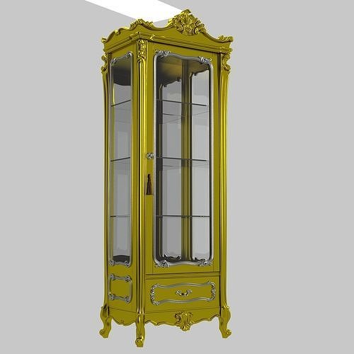 Classic Pattern Cabinet 3D model 3D printable | CGTrader