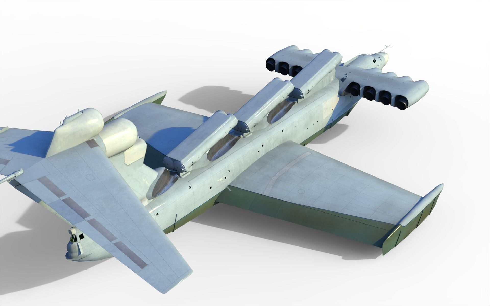 Lun-class ekranoplan project 903 3D model | CGTrader