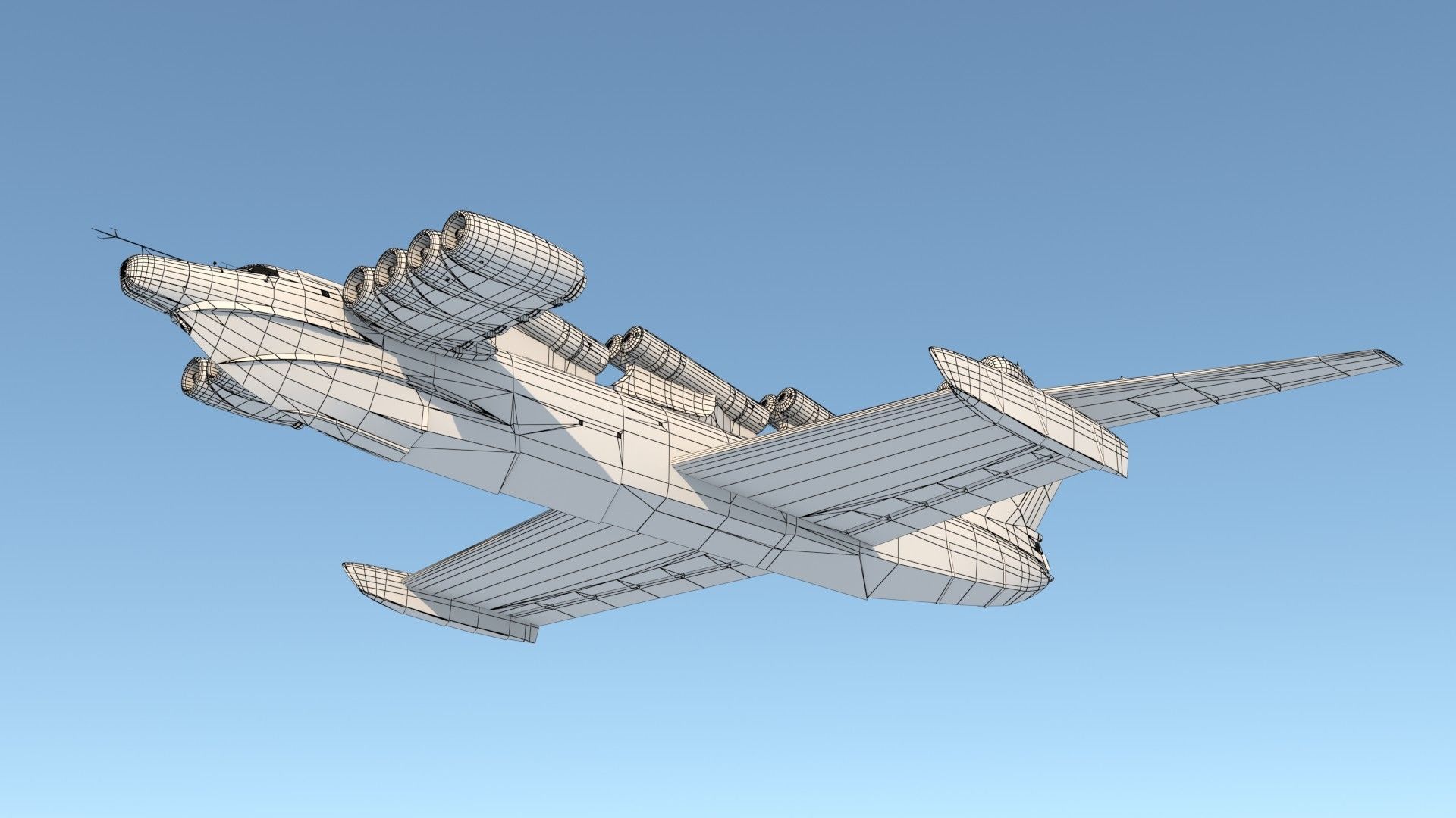 Lun-class ekranoplan project 903 3D model | CGTrader