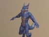 Furry Wolf 3D model | CGTrader