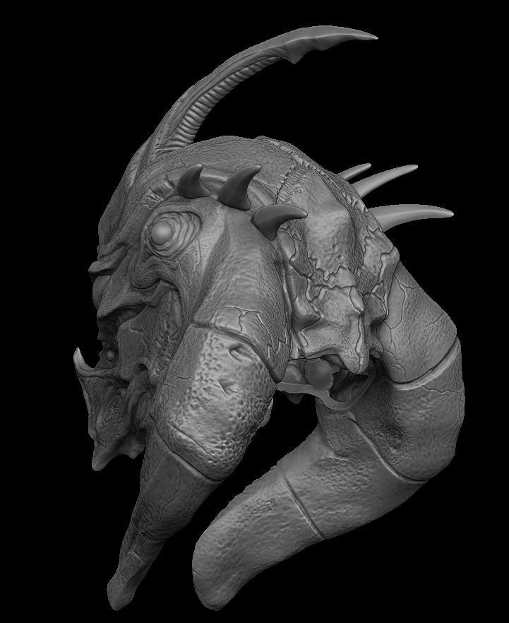 Guyver Zoanoid helmet 3D model | CGTrader