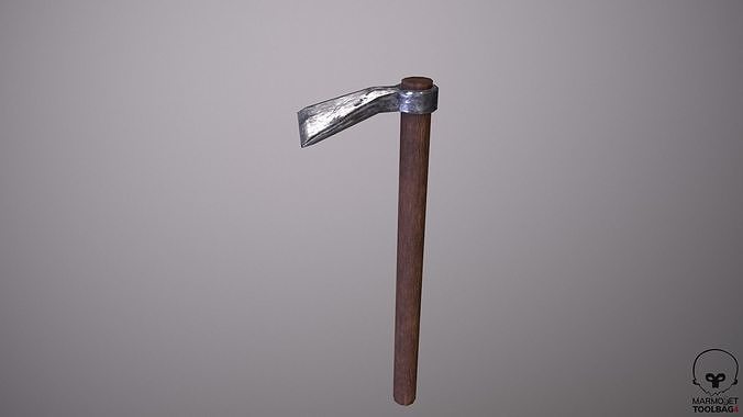 3D model Hoe Lowpoly VR / AR / low-poly | CGTrader