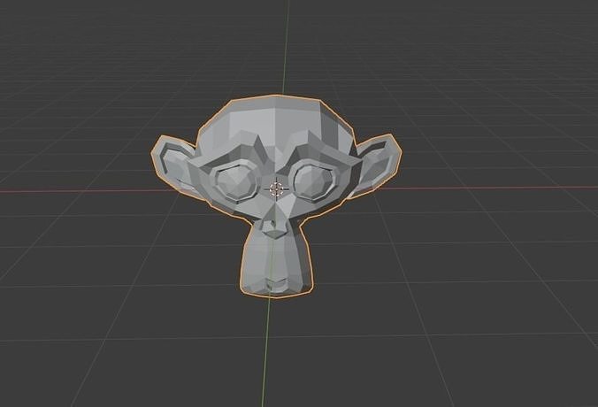 Monkey head of character free VR / AR / low-poly 3D model | CGTrader