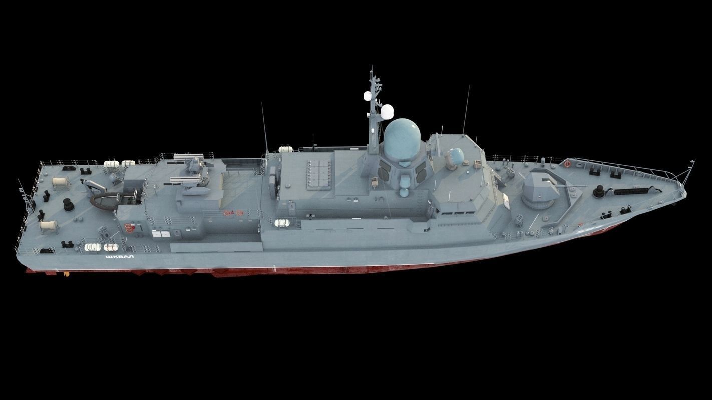 Karakurt class corvette 22800 3D model | CGTrader
