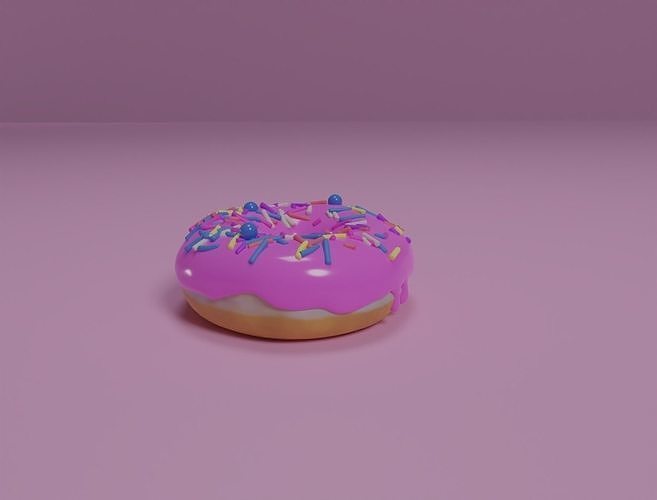 Donut 3d model 3D model animated | CGTrader