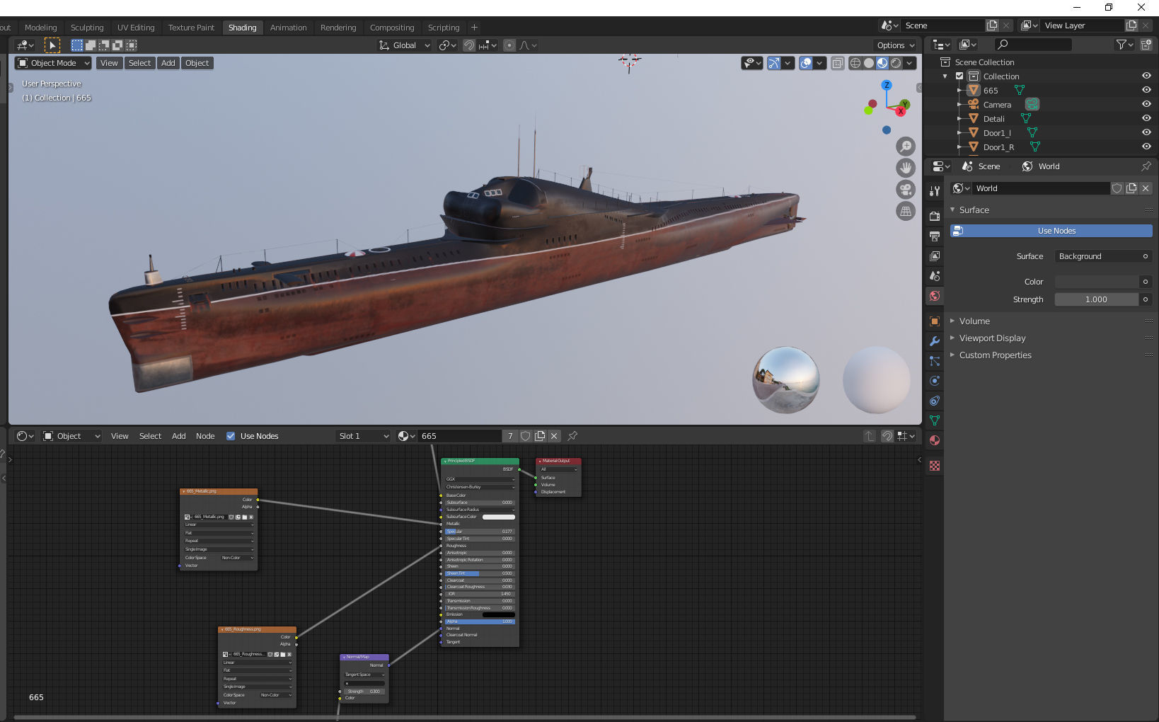 Project 665 Whiskey Long Bin submarine 3D model | CGTrader