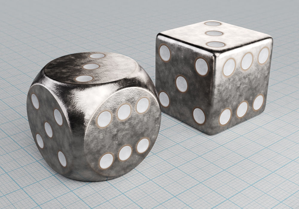 3D model Dice models VR / AR / low-poly | CGTrader