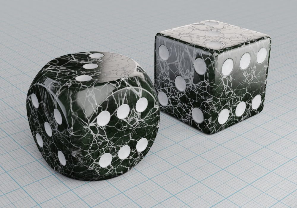 3D model Dice models VR / AR / low-poly | CGTrader