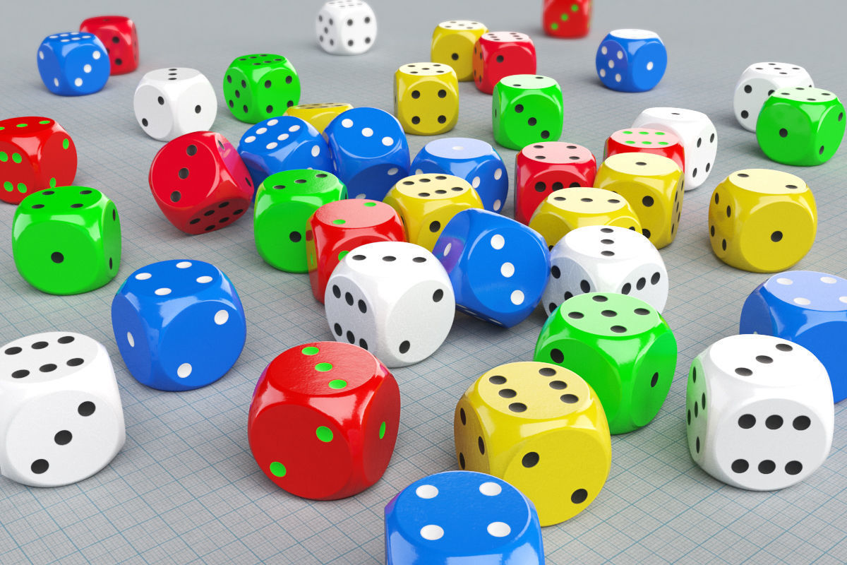 3D model Dice models VR / AR / low-poly | CGTrader