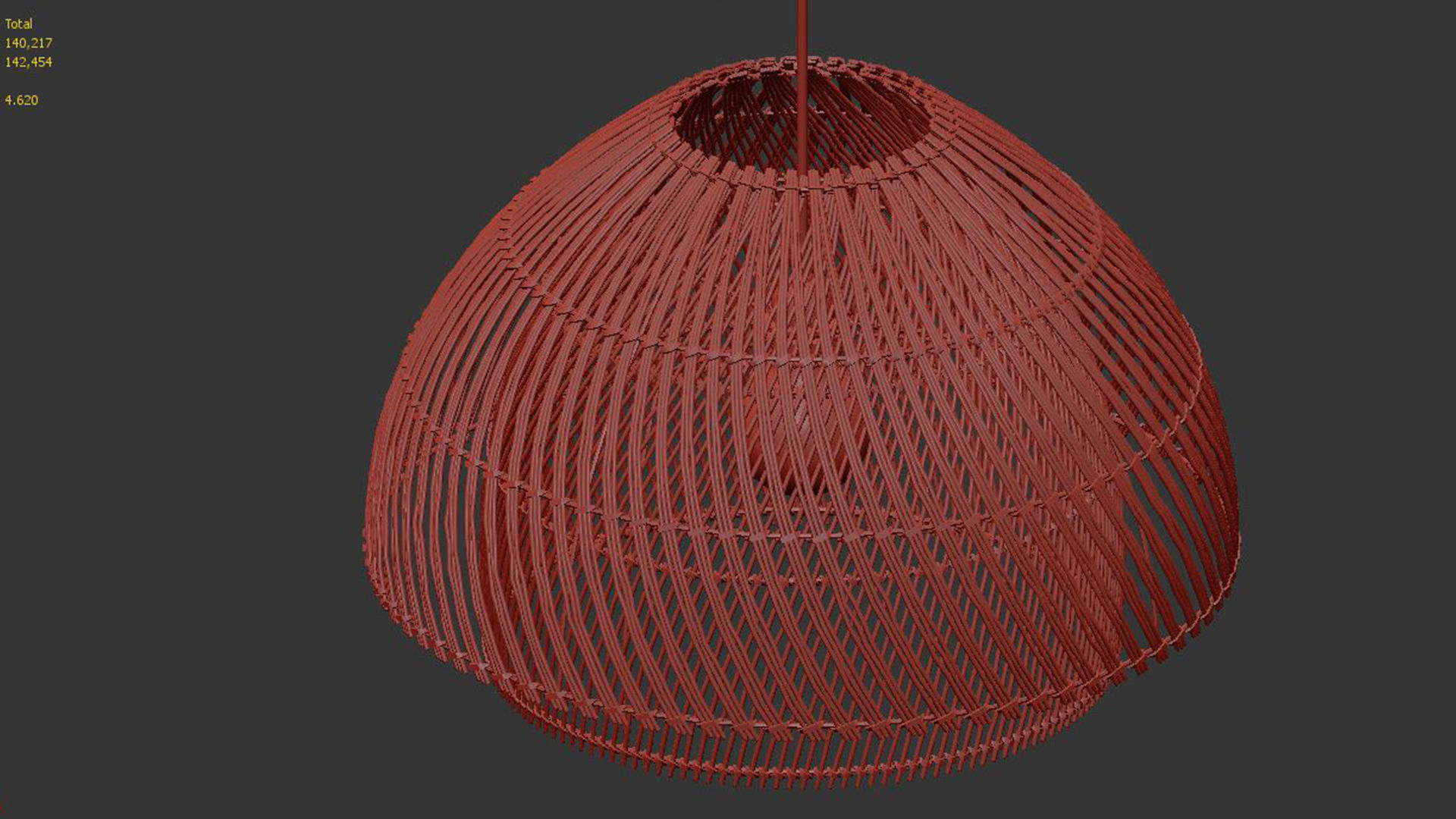 Java Layered Pendant Lamp Shade 3D model | CGTrader