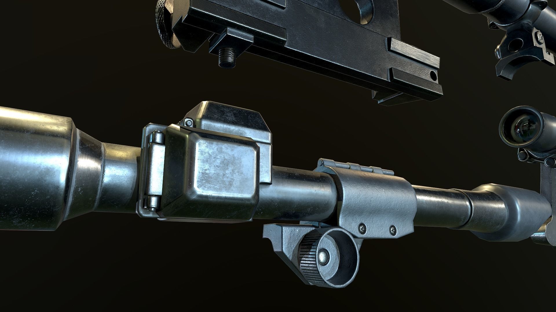 3D Model Collection WW2 Scope PACK VR / AR / low-poly | CGTrader