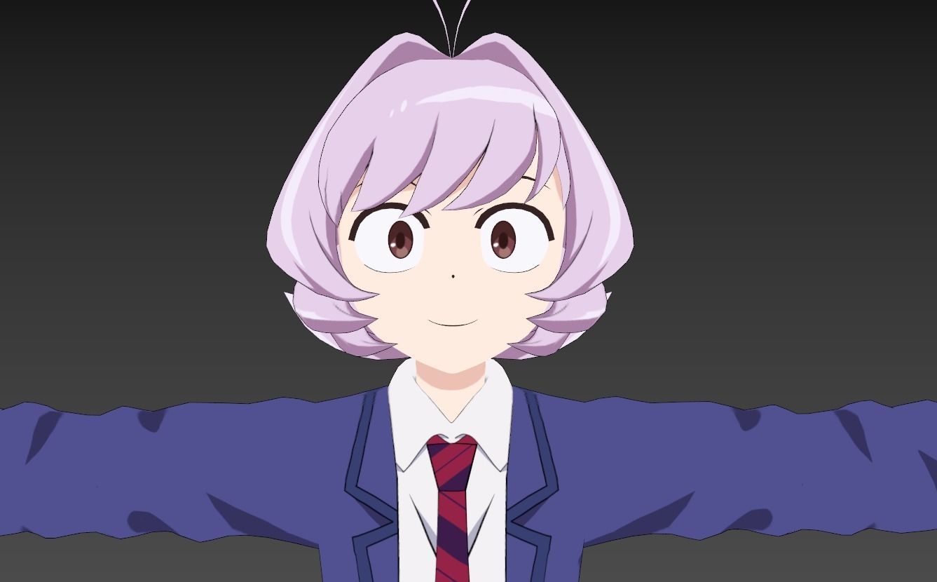 Osana Najimi Komi-san cant communicate VRChat 3D model rigged | CGTrader