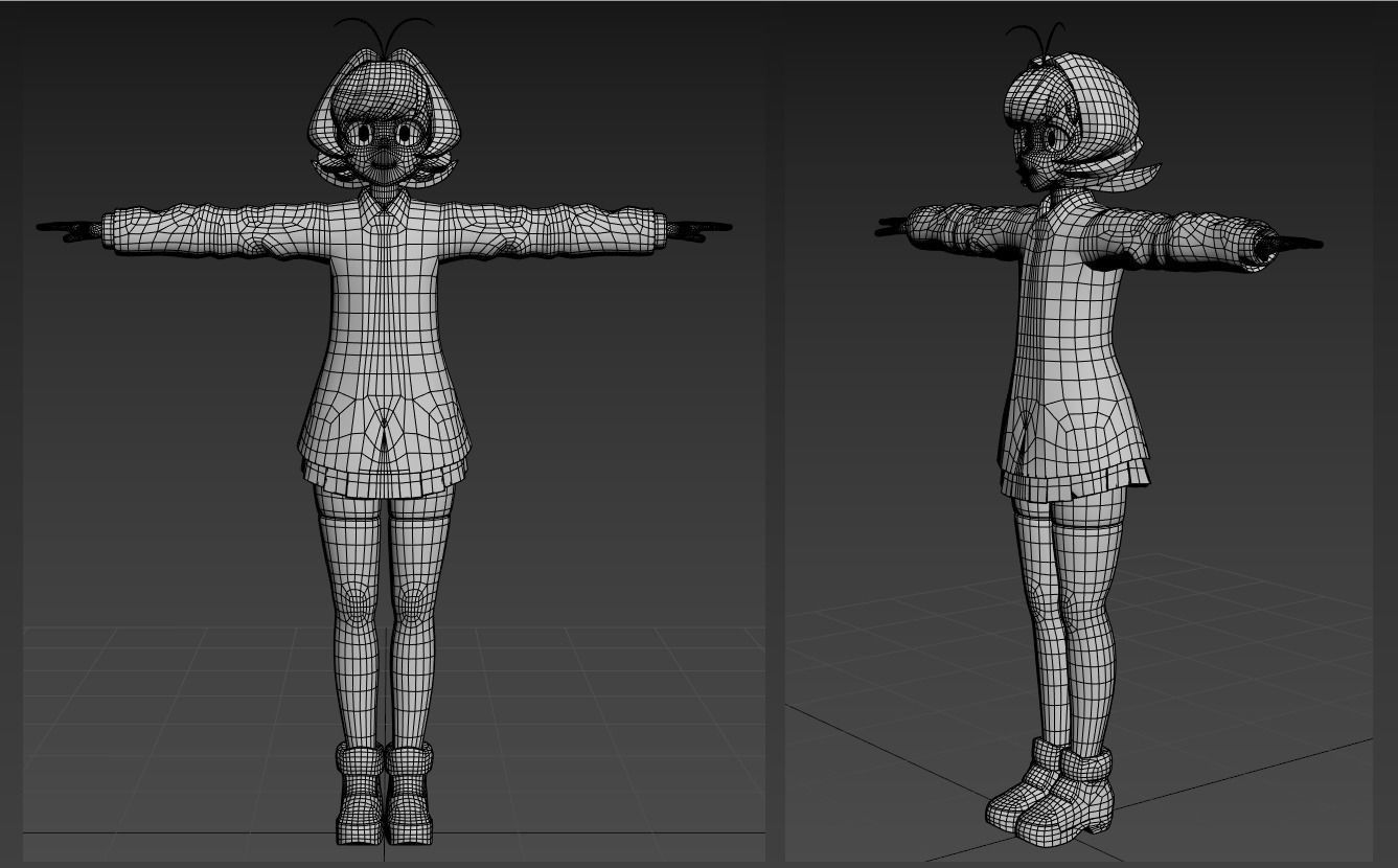Osana Najimi Komi-san cant communicate VRChat 3D model rigged | CGTrader