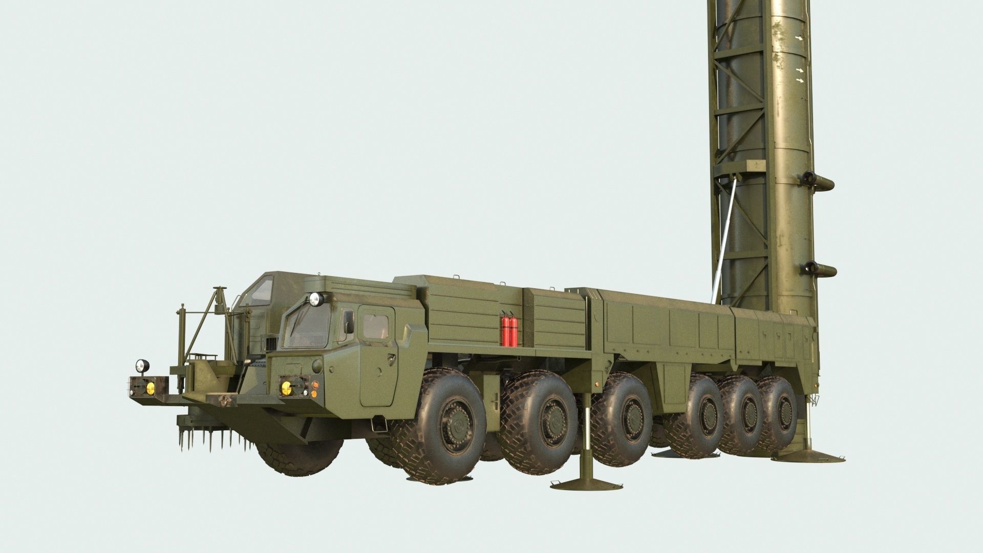 SS-20 Saber RSD 10 Pioneer 3D model | CGTrader