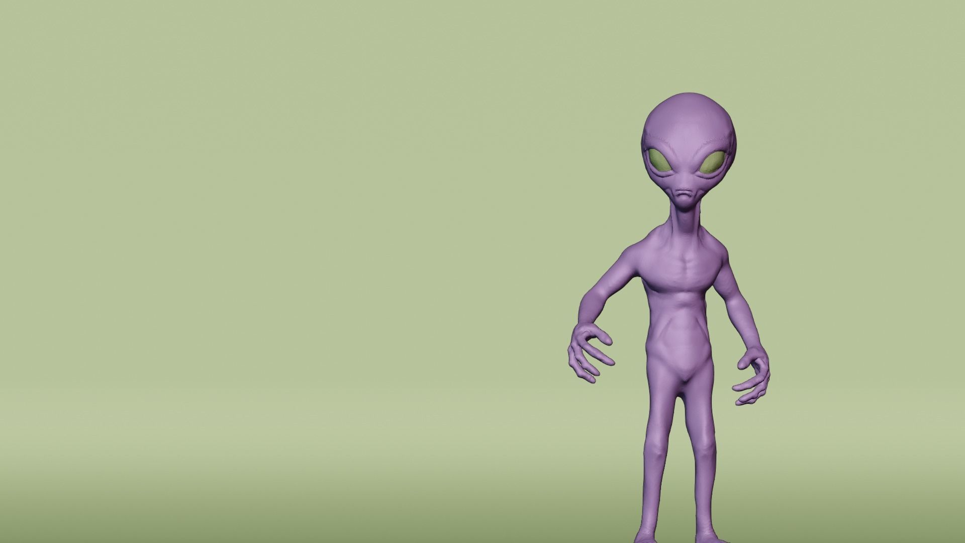 Alien 3D Print STL 3D model 3D printable | CGTrader