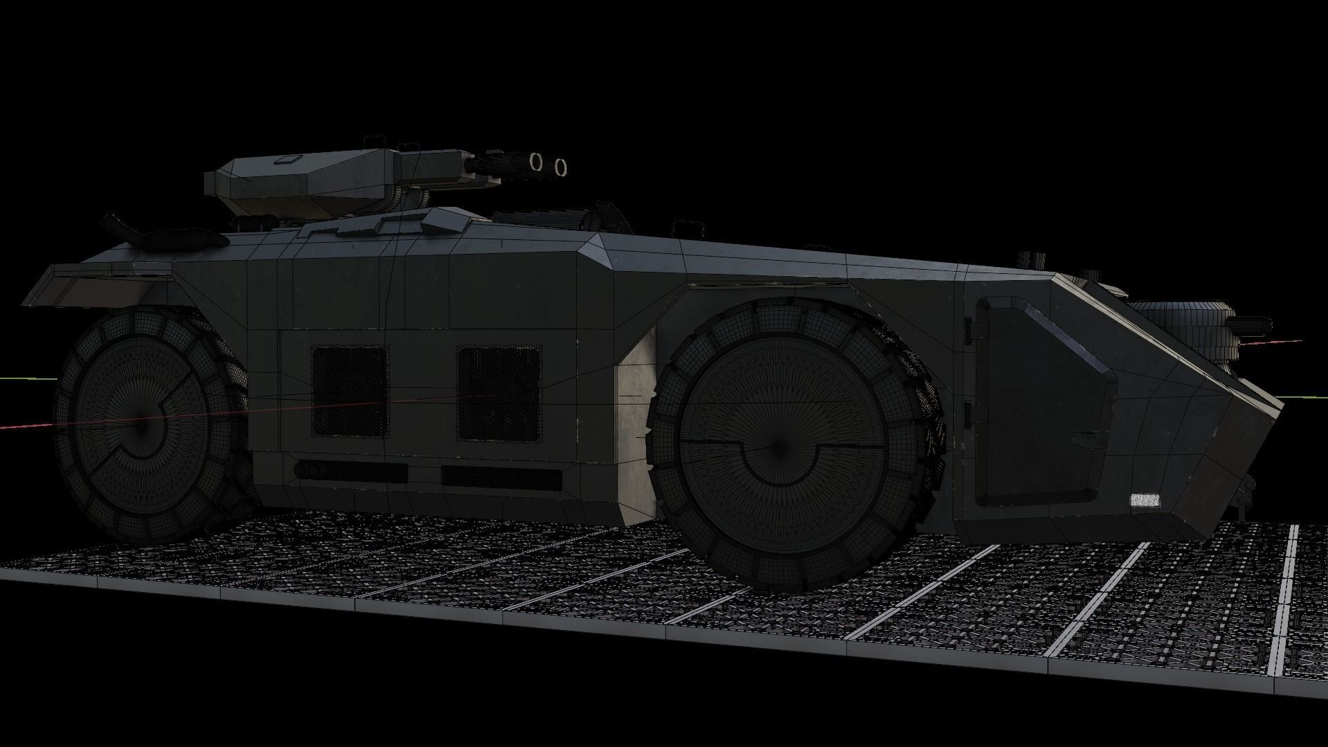 APC M577 3D model animated rigged | CGTrader