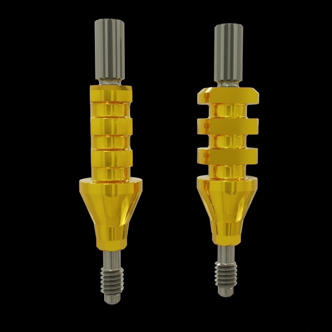 Dental Prosthetic component Impression Coping 3D model | CGTrader