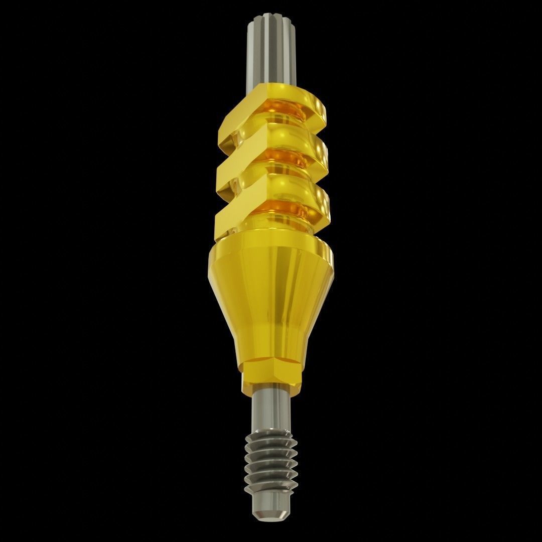 Dental Prosthetic component Impression Coping 3D model | CGTrader
