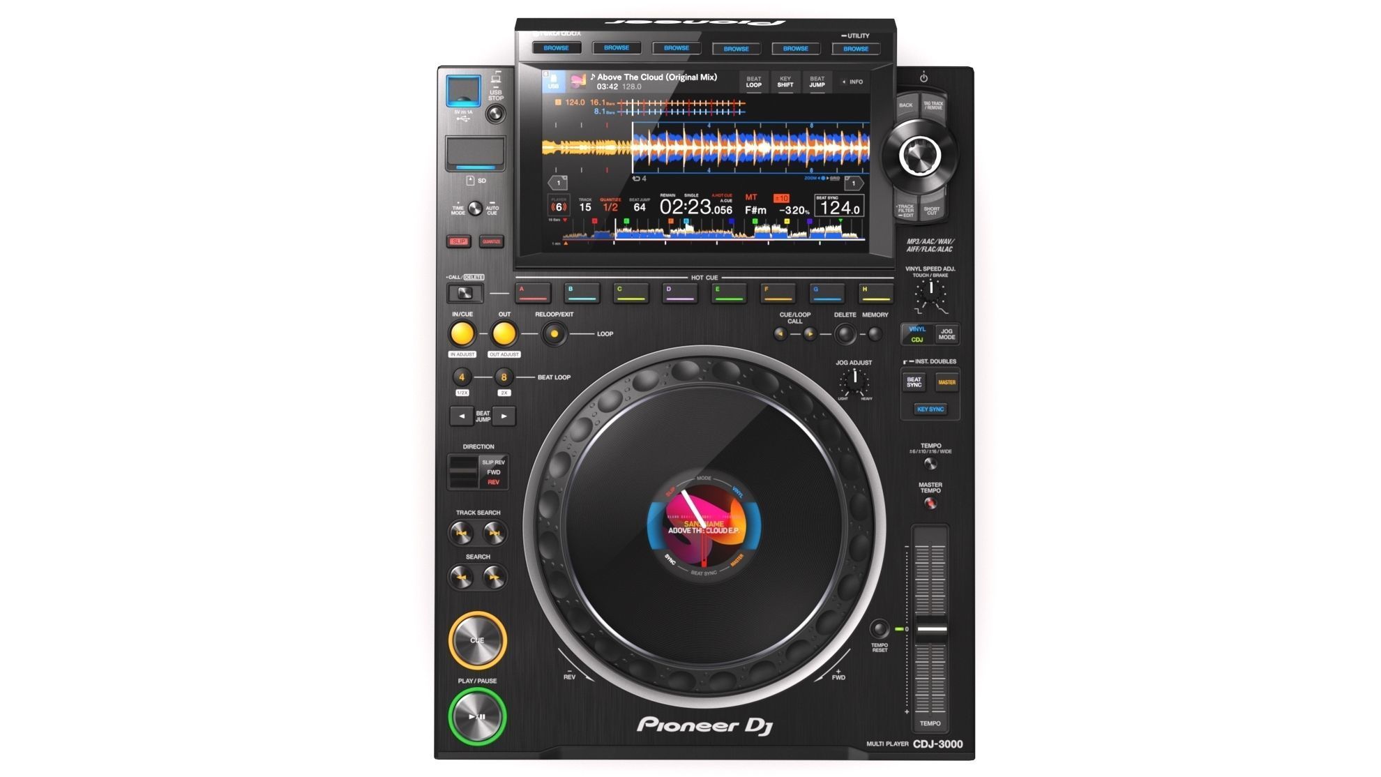 Pioneer cdj 3000 nexus 3D model | CGTrader