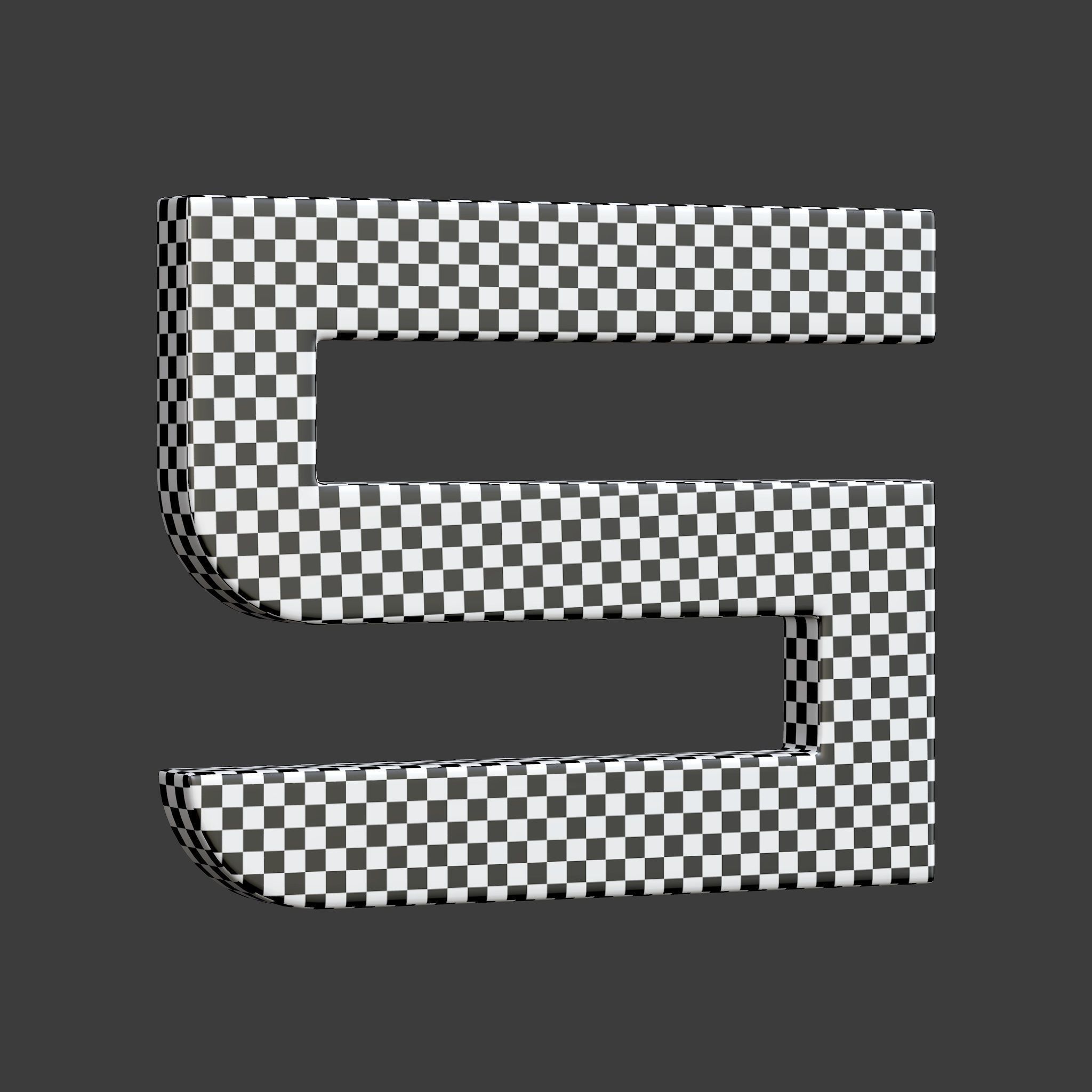 Tesla Alphabet 3D model | CGTrader