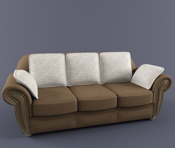 Sofa simple 3D model | CGTrader