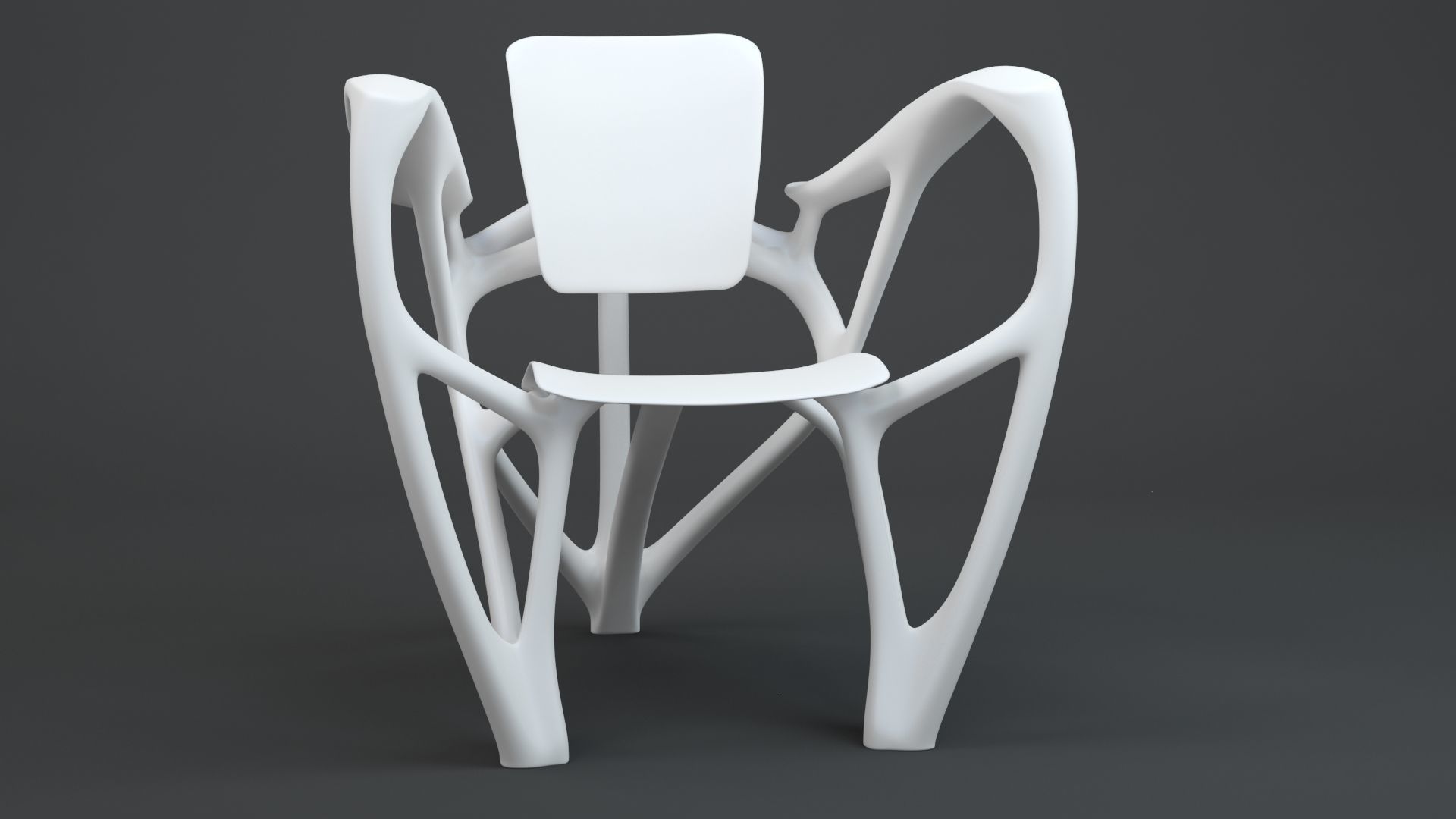 Bone Armchair 3D model | CGTrader
