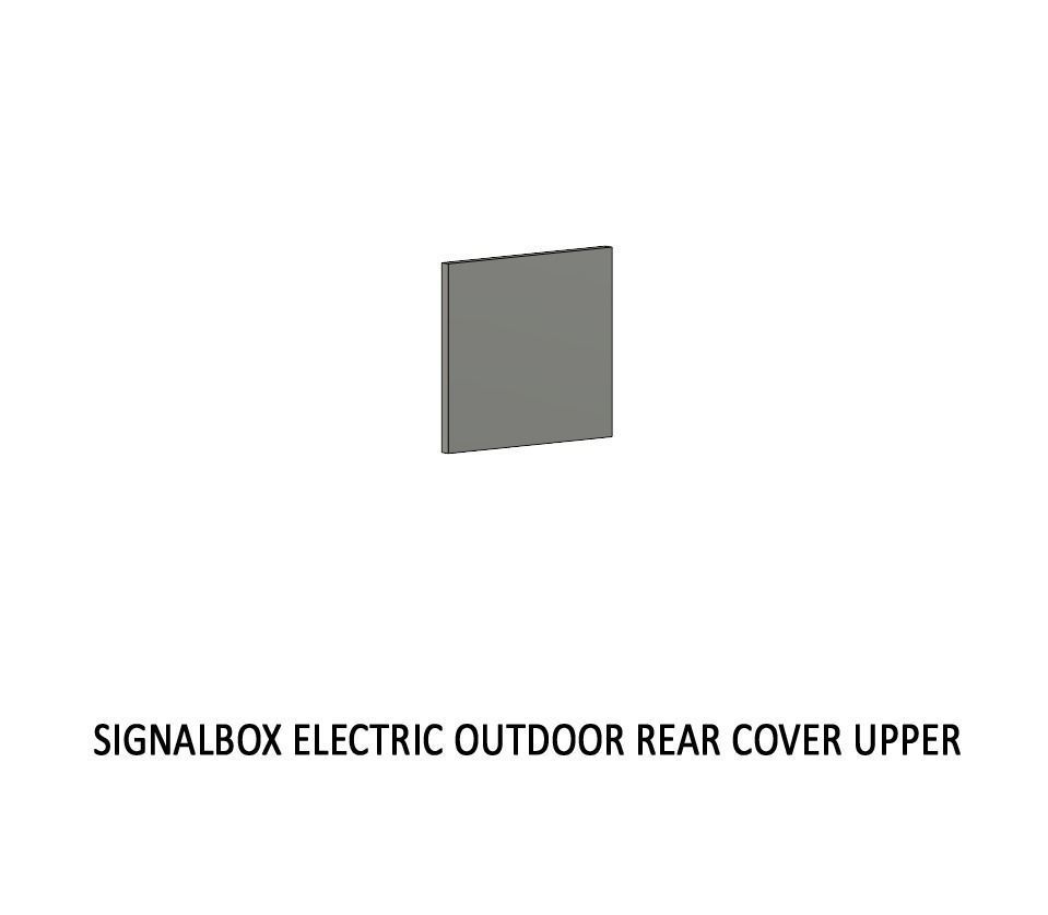 SIG-0002 Signal box set for electric control H0-scale 16 items 3D model ...