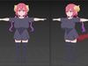 Ilulu Kobayashi-san Chi No Maid Dragon VRChat 3D model rigged | CGTrader