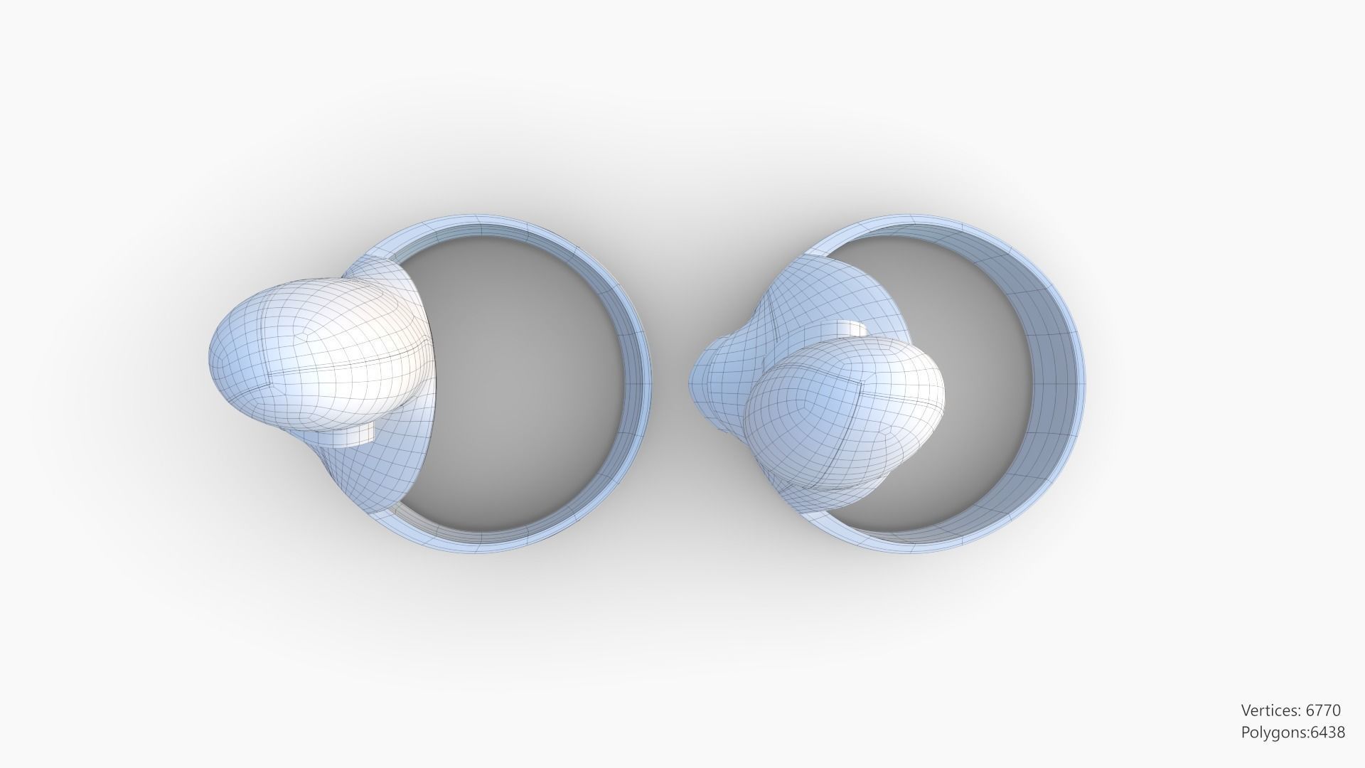 Oculus Quest Controller 3D model rigged | CGTrader