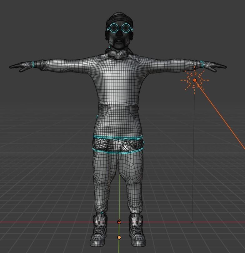 Tupac Full Rig free VR / AR / low-poly 3D model animated rigged | CGTrader