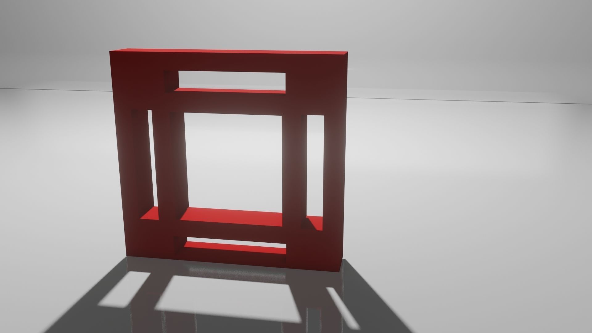 Brick Square Jaali Square 3D model | CGTrader