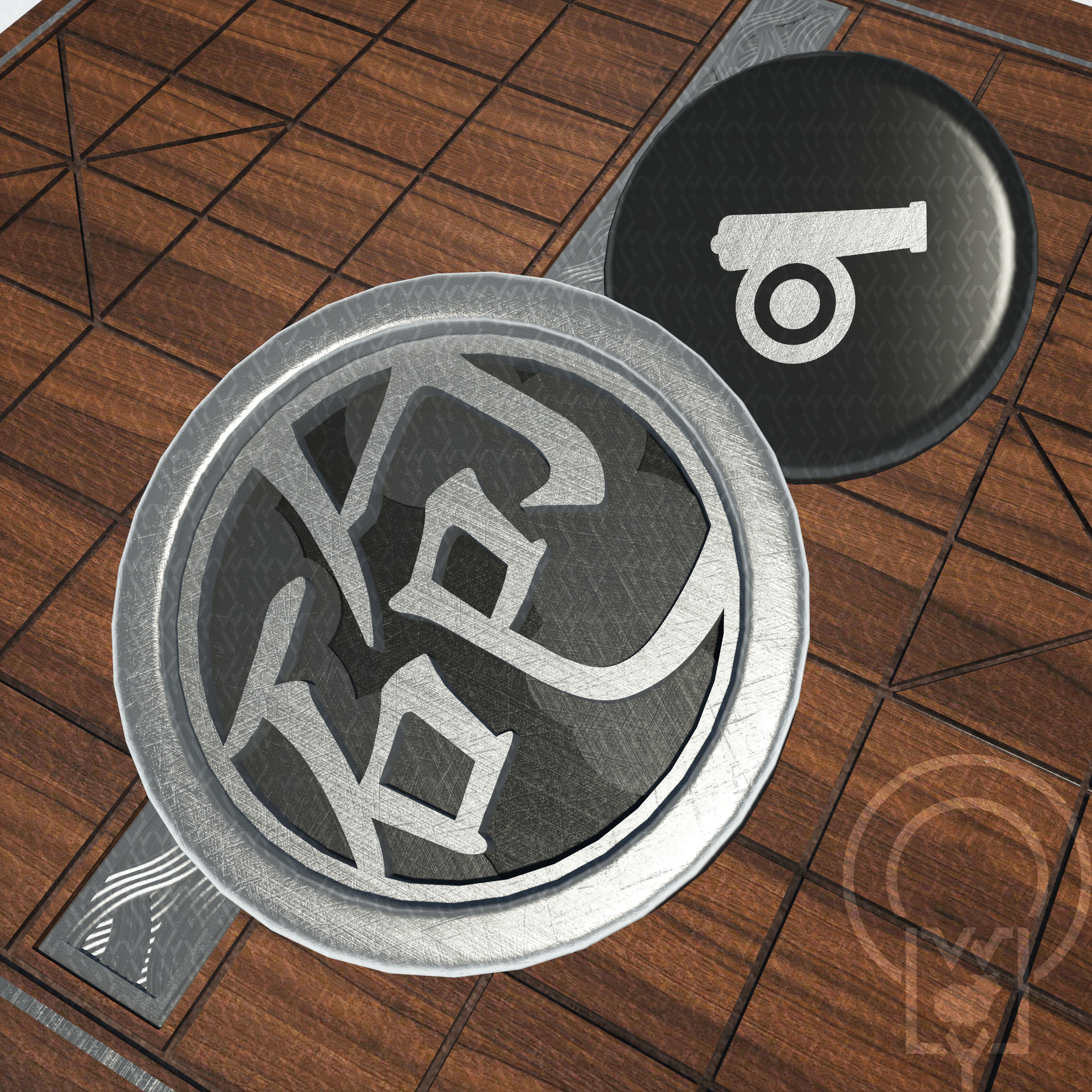 Chess Chinese XiangQi - international guide symbols 3D model | CGTrader