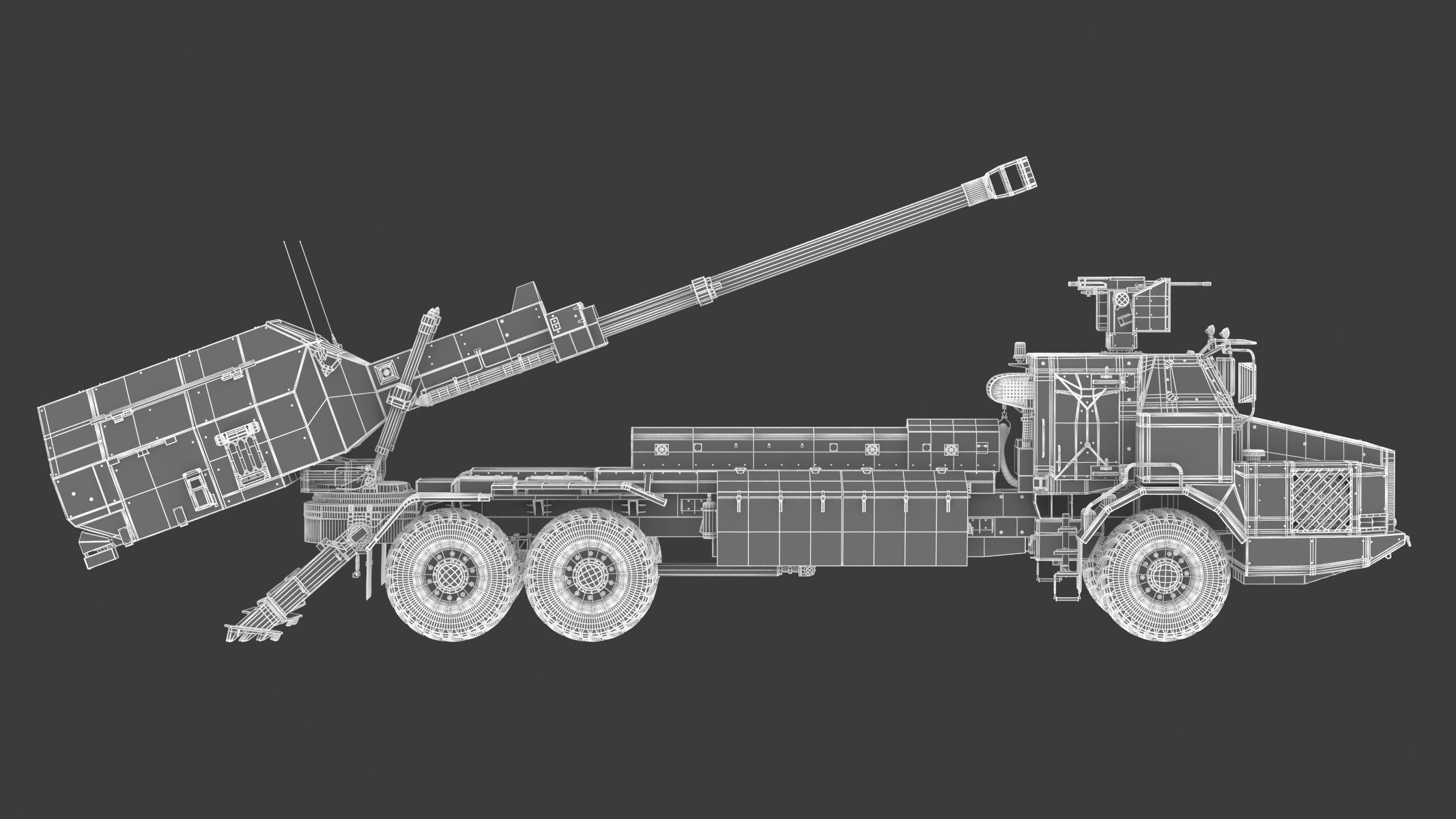 Archer Artillery System 3D model | CGTrader
