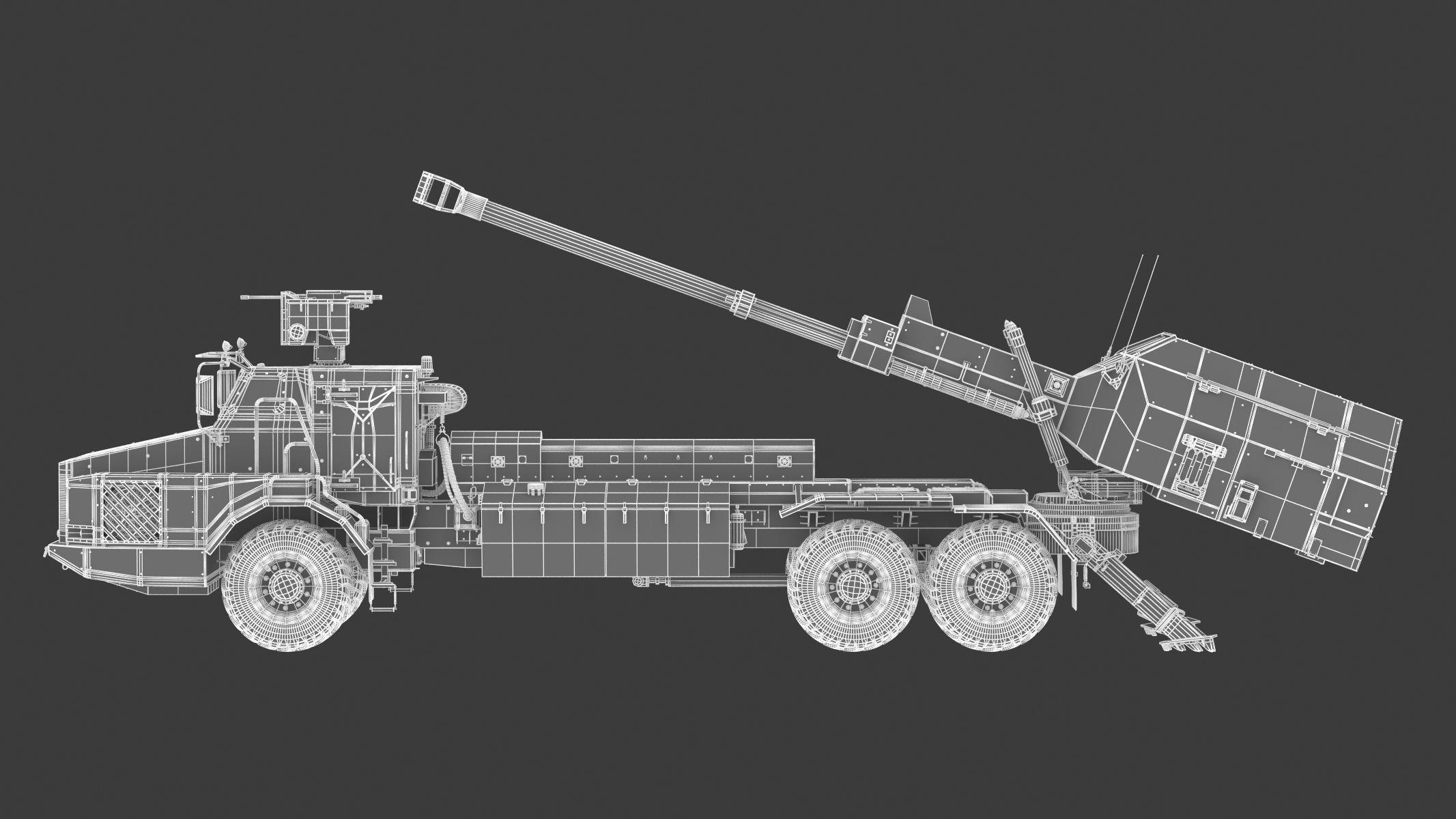 Archer Artillery System 3D model | CGTrader