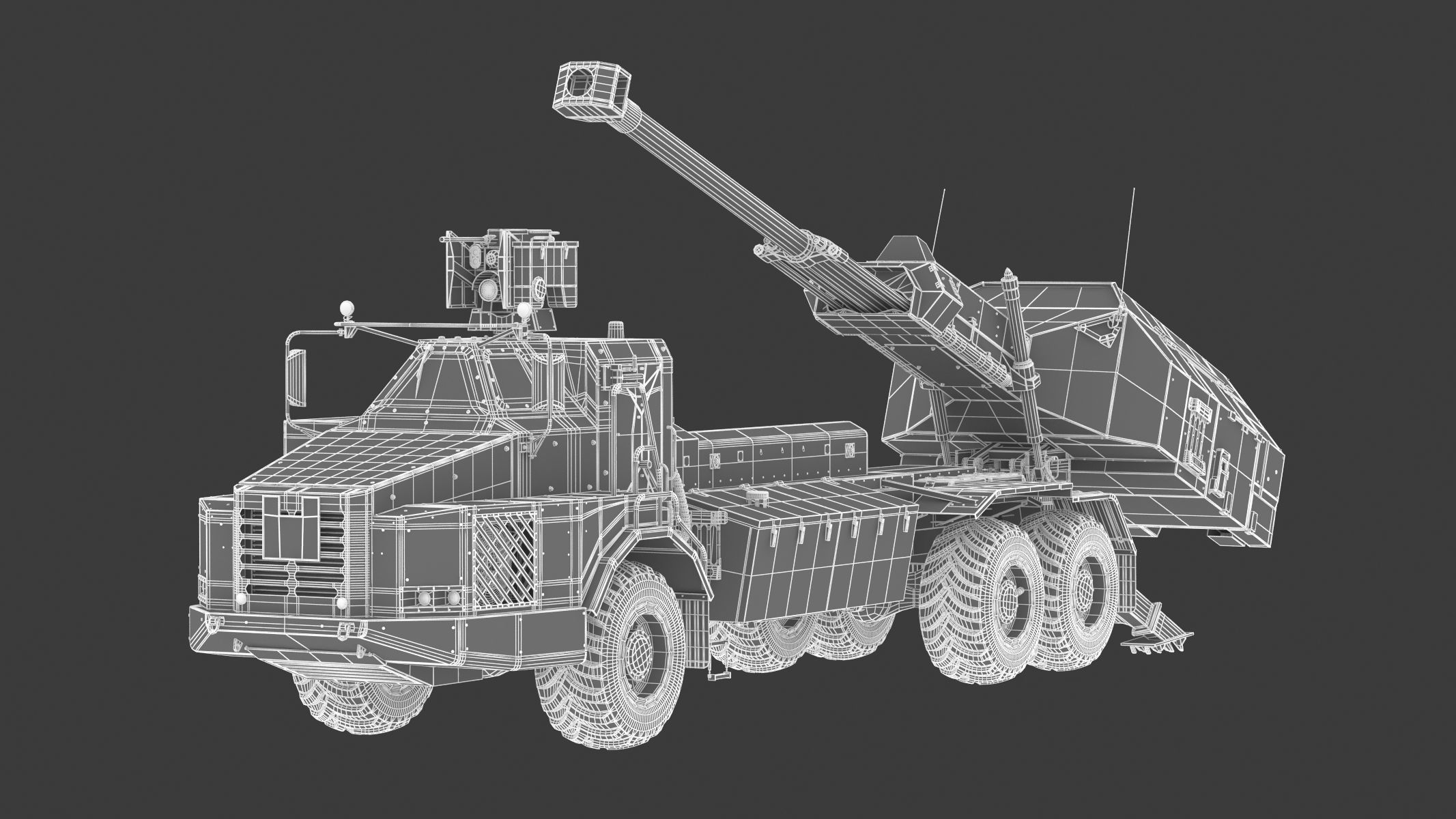 Archer Artillery System 3D model | CGTrader
