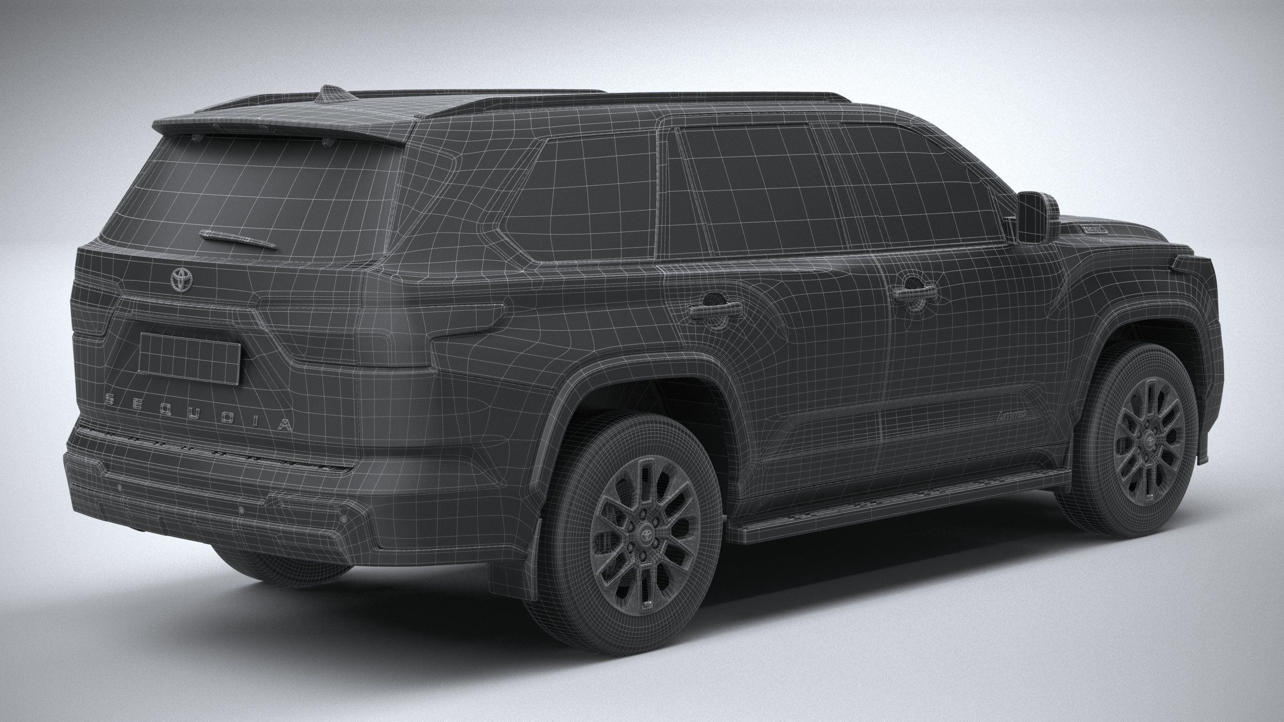 Toyota Sequoia 2023 3D model | CGTrader