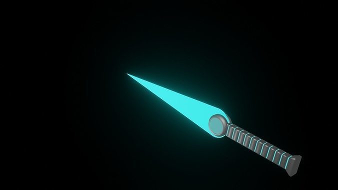 Sci-fi Circle Short Sword Model B-2 3D model | CGTrader