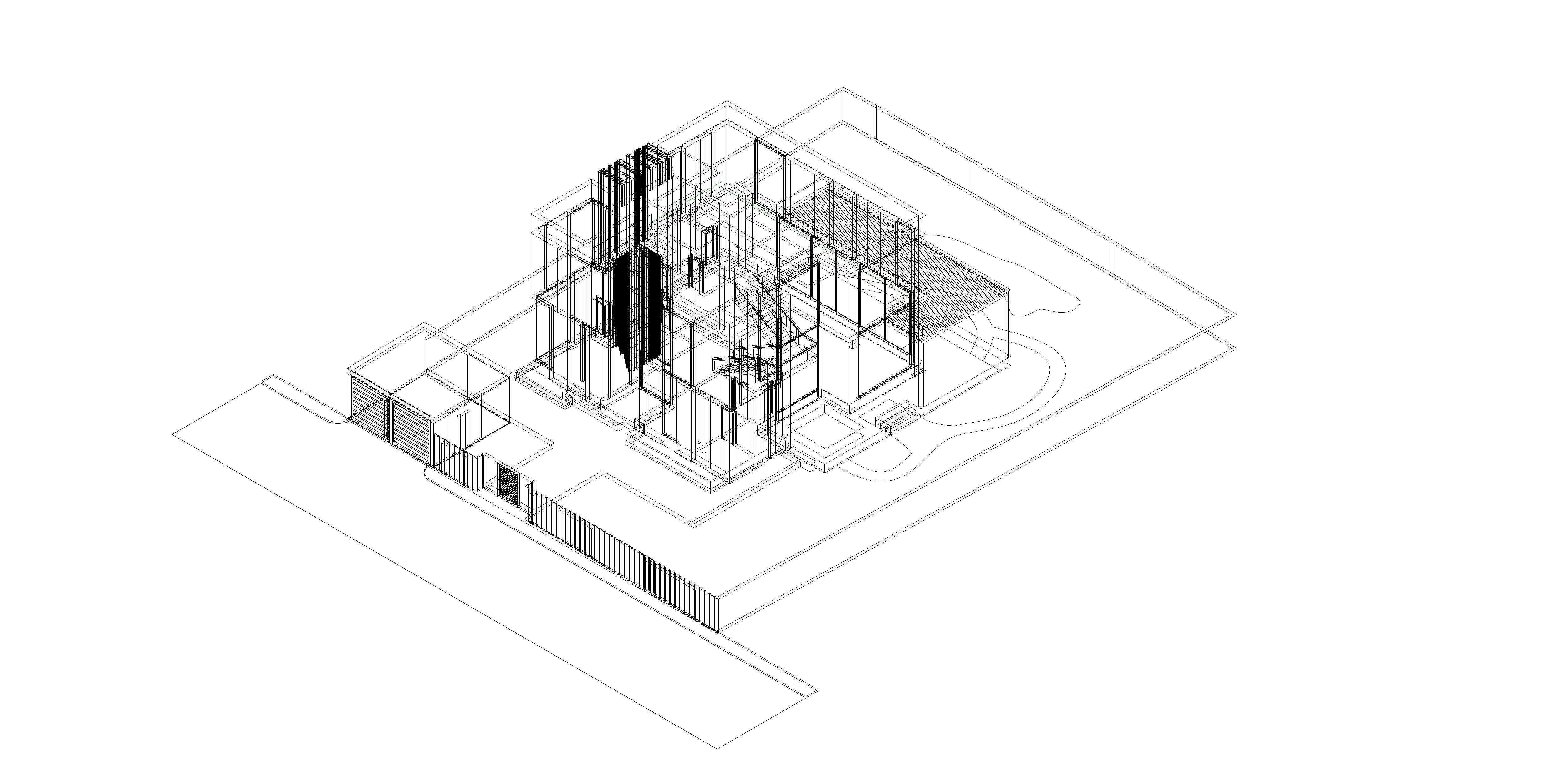 Revit Modern Villa Design 3D model | CGTrader