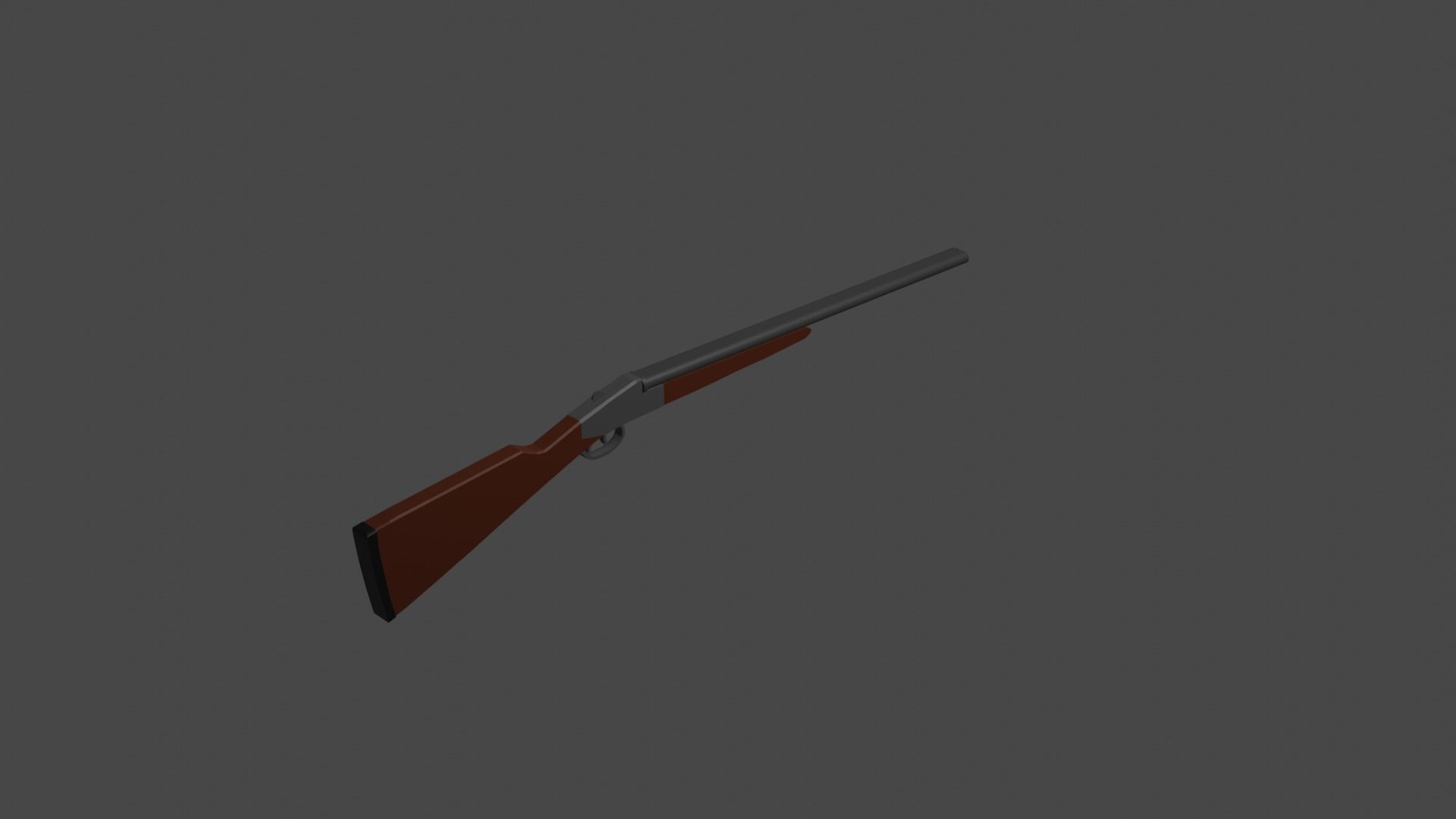 3D model Lowpoly double-barrel shotgun VR / AR / low-poly | CGTrader