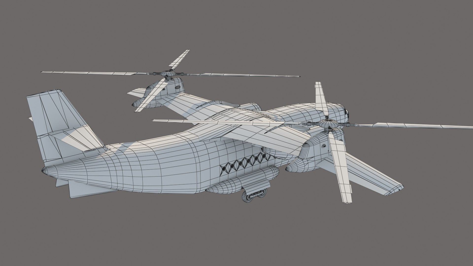 Kamov Ka-35 concept helicopter 3D model | CGTrader
