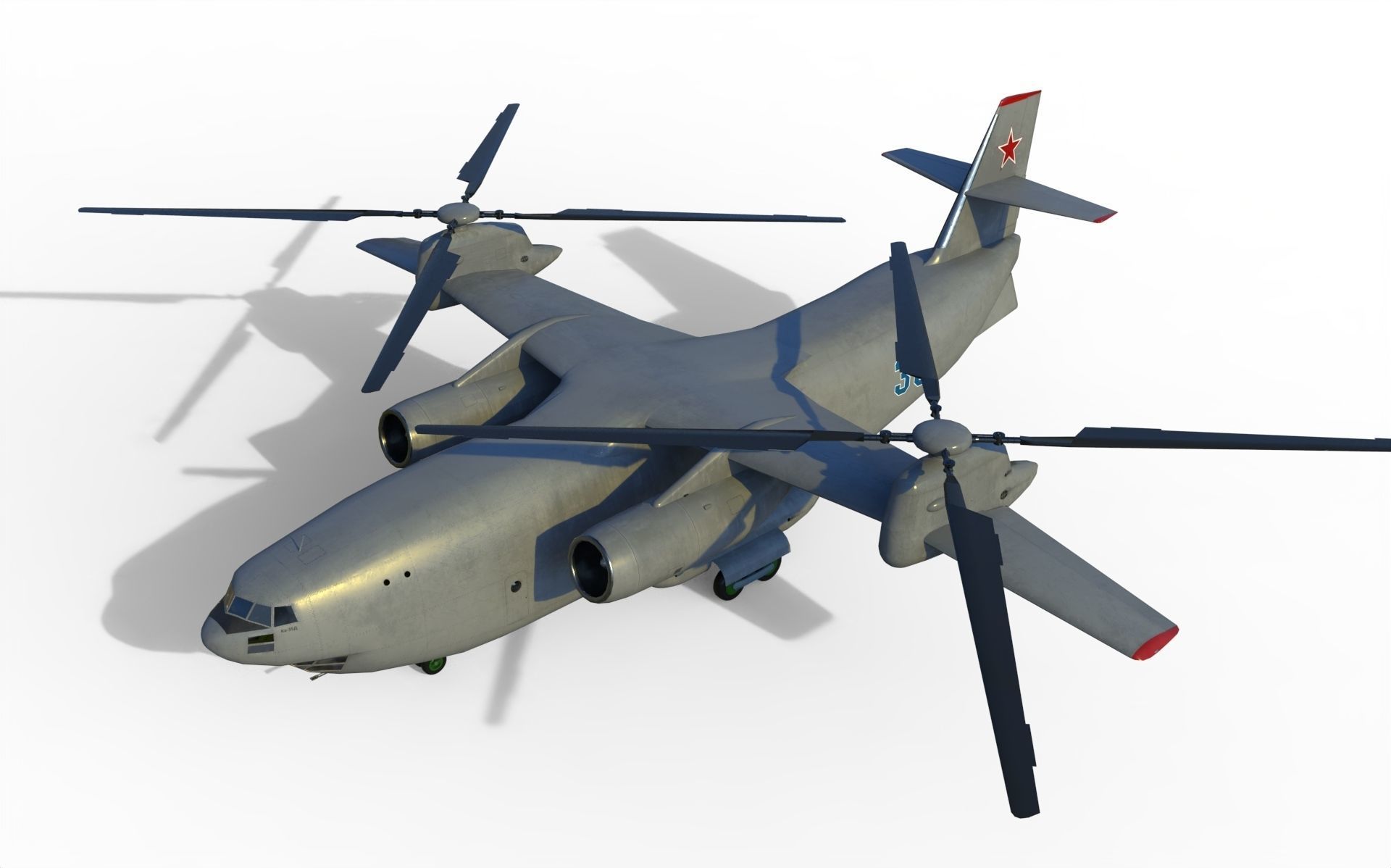 Kamov Ka-35 concept helicopter 3D model | CGTrader