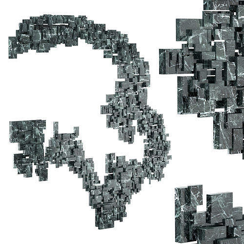 Wall sculpture 3D model | CGTrader