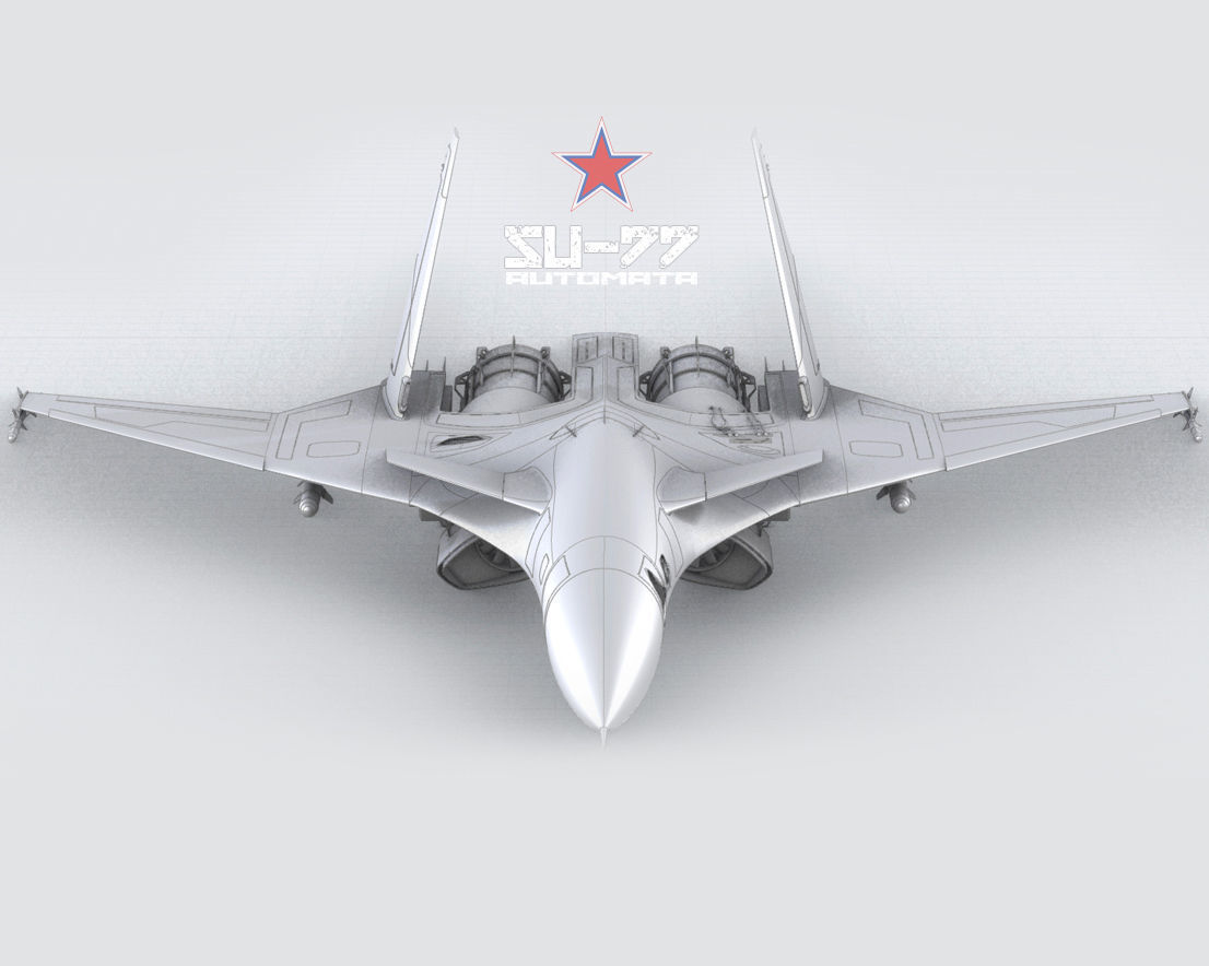 3D model SU-77 AUTOMATA VR / AR / low-poly | CGTrader